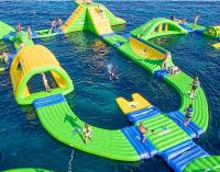 China Inflatable Floating Water Park for Sale 0.9mm PVC Outdoor Aqua Park with 500kg Capacity for sale