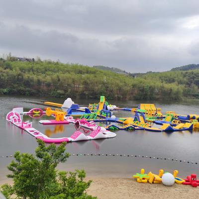 China Custom Inflatable Water Park Floating Aqua Park for Resort Sea Lake Durable 20 Years Factory for sale