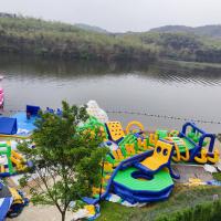 China Custom Inflatable Water Park Floating Aqua Park for Resort Sea Lake Durable 20 Years Factory for sale