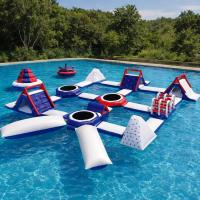 China Commercial Inflatable Floating Water Park 50 Person Capacity Custom PVC Aqua Park for sale