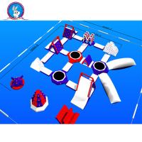 China Commercial Inflatable Floating Water Park 50 Person Capacity Custom PVC Aqua Park for sale