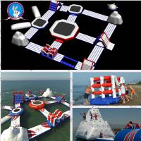 China Commercial Inflatable Floating Water Park 50 Person Capacity Custom PVC Aqua Park for sale