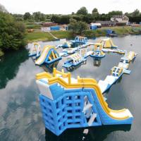 China Commercial Inflatable Aqua Park Water Play Equipment Floating Water Park 0.9mm PVC for sale