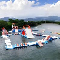 China Commercial Inflatable Aqua Park Water Play Equipment Floating Water Park 0.9mm PVC for sale