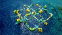 China Commercial Inflatable Aqua Park Equipment for 100 People Customizable PVC Water Park for sale