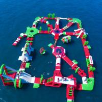 China Inflatable Water Park Obstacle Course for Adults 10+ Riders 500kg Capacity PVC for sale