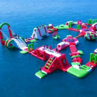 China Inflatable Water Park Obstacle Course for Adults 10+ Riders 500kg Capacity PVC for sale