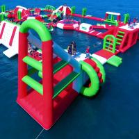 China Inflatable Water Park Obstacle Course for Adults 10+ Riders 500kg Capacity PVC for sale