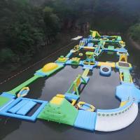 China Custom Inflatable Water Park 60x20m Durable PVC Floating Aqua Park for Lake Sea Resort for sale