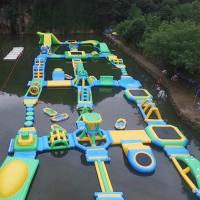 China Custom Inflatable Water Park 60x20m Durable PVC Floating Aqua Park for Lake Sea Resort for sale