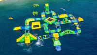 China Modular Floating Aqua Park 500sqm for Commercial Lake Resort Water Recreation for sale
