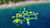 China Modular Floating Aqua Park 500sqm for Commercial Lake Resort Water Recreation for sale