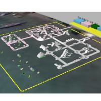 China Custom Modular Inflatable Floating Water Park 50m PVC Commercial Aqua Play System for Resort Lake Beach for sale