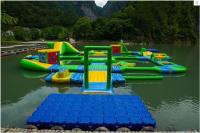 China 45m Long Inflatable Floating Water Park Commercial Sea Water Park with 0.9mm PVC Tarpaulin for sale