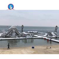China Customized Inflatable Floating Water Park for Lake Sea Pool Play with CE Certification 0.9mm PVC for sale