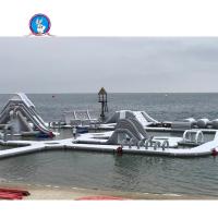 China Customized Inflatable Floating Water Park for Lake Sea Pool Play with CE Certification 0.9mm PVC for sale