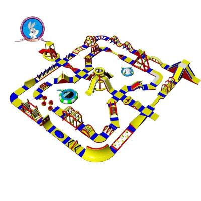 China Tonghuan Floating Inflatable Water Park Inflatable Water Games for sale