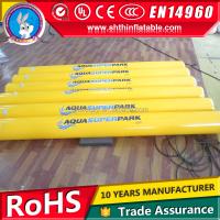 China Inflatable Floating Cylinder Marker Buoy 2.5m Diameter Water Barrier Tube for Amusement Facilities for sale