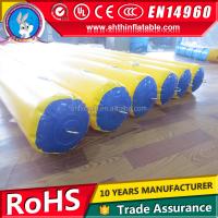 China Inflatable Floating Cylinder Marker Buoy 2.5m Diameter Water Barrier Tube for Amusement Facilities for sale