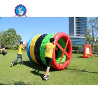China Inflatable Human Hamster Ball 2.3m Diameter PVC Water Wheel for Amusement Park for sale