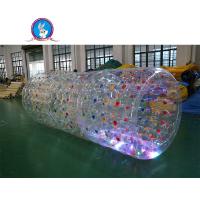 China Inflatable Human Hamster Ball 2.3m Diameter PVC Water Wheel for Amusement Park for sale