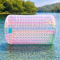 China Custom Inflatable Water Roller for Amusement Parks 100kg Capacity CE Certified for sale
