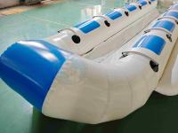 China Commercial 10 Seater Inflatable Banana Boat Flying Fish Towable Water Sports 0.9mm PVC for sale