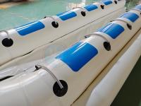 China Commercial 10 Seater Inflatable Banana Boat Flying Fish Towable Water Sports 0.9mm PVC for sale