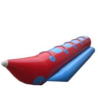 China Customizable Single Tube Inflatable Banana Boat 0.55mm PVC with 3 Year Warranty for sale