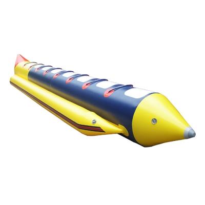 China Inflatable Banana Boat 10 Seats Towable PVC Water Park Ride with CE Certification for sale