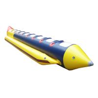 China Inflatable Banana Boat 10 Seats Towable PVC Water Park Ride with CE Certification for sale