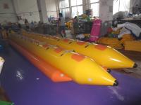 China Inflatable Banana Boat 10 Seats Towable PVC Water Park Ride with CE Certification for sale