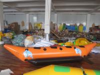 China Inflatable Banana Boat 10 Seats Towable PVC Water Park Ride with CE Certification for sale