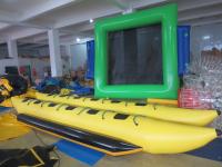 China Inflatable Banana Boat 10 Seats Towable PVC Water Park Ride with CE Certification for sale