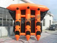 China PVC Inflatable Banana Boat Flying Fish Towable Tube for Water Park 5-10 Person for sale