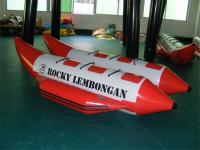 China PVC Inflatable Banana Boat Flying Fish Towable Tube for Water Park 5-10 Person for sale