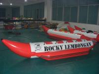 China Custom Inflatable Banana Boat for Water Games 5 Person PVC Towed Tube for sale