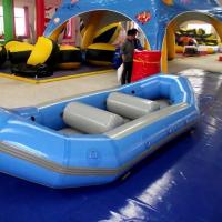 China Tonghuan 6-Seat Inflatable Boat 0.9mm PVC Tarpaulin Custom Color OEM for sale