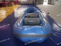 China Tonghuan 6-Seat Inflatable Boat 0.9mm PVC Tarpaulin Custom Color OEM for sale