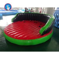 China Custom Inflatable Floating Island Water Boat Toy 0.6mm PVC Tarpaulin for sale