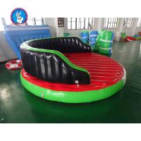 China Custom Inflatable Floating Island Water Boat Toy 0.6mm PVC Tarpaulin for sale
