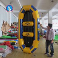 China Commercial Grade Inflatable Sport Boat 0.9mm PVC Tarpaulin 2-10 Person Capacity for sale