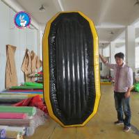 China Commercial Grade Inflatable Sport Boat 0.9mm PVC Tarpaulin 2-10 Person Capacity for sale
