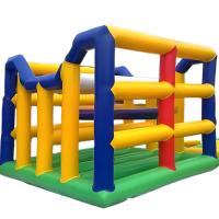 China Inflatable Jungle Joe Water Park Float Toy 1000D PVC Custom Logo Multiple Sizes Commercial Rental for sale