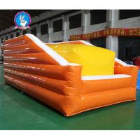 China Custom Logo Inflatable Crash Mat and Blob Combo 6x3m for Adventure Parks Summer Camps Team Bonding for sale