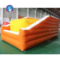 China Custom Logo Inflatable Crash Mat and Blob Combo 6x3m for Adventure Parks Summer Camps Team Bonding for sale