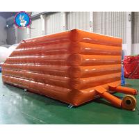 China Custom Logo Inflatable Crash Mat and Blob Combo 6x3m for Adventure Parks Summer Camps Team Bonding for sale