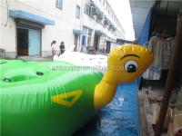 China Custom Inflatable Hare and Tortoise Race Game for Team Building 0.4mm PVC for sale