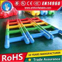 China Inflatable Water Roller Wheel 2.7m Diameter 0.55mm PVC Tarpaulin for Pool Lake Amusement Park for sale