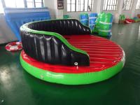 China Inflatable Flying Watermelon Sofa 0.9mm PVC Water Park Toy for 5-10 Persons for sale